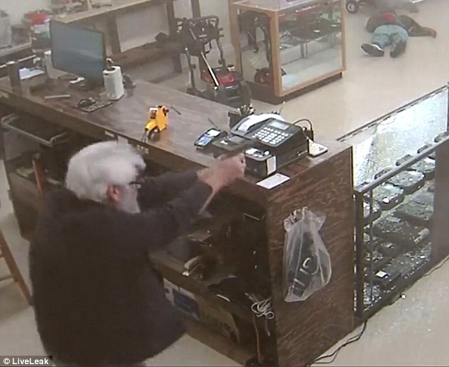 Gun Store Owner Shoots Robber Dead Law Officer