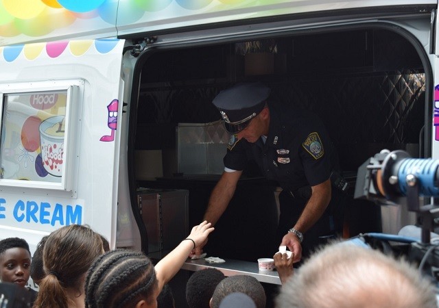 Police Use Ice Cream To Reach The Community - Law Officer