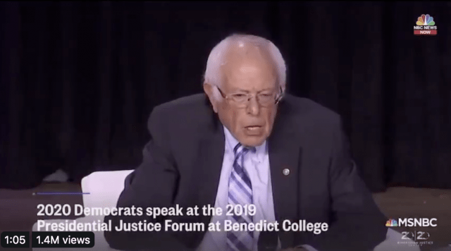 Bernie Sanders tells black student to be polite with police to avoid ...