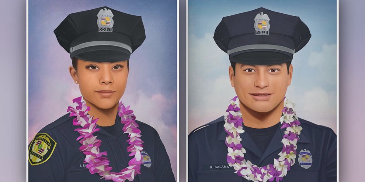Artist Shares Incredible Tribute of Fallen Hawaii Police Officers - Law ...