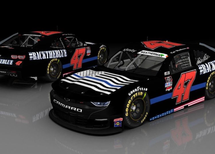 NASCAR team reveals pro-police ‘Back The Blue’ paint scheme – Law Officer