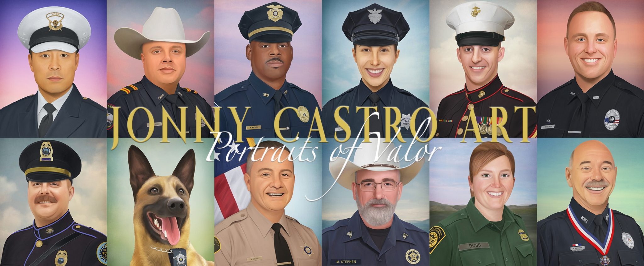Castro Art: Portraits of Fallen Heroes – Law Officer