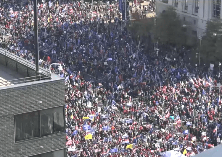 President’s supporters descend on DC for ‘Million MAGA March’ and ...