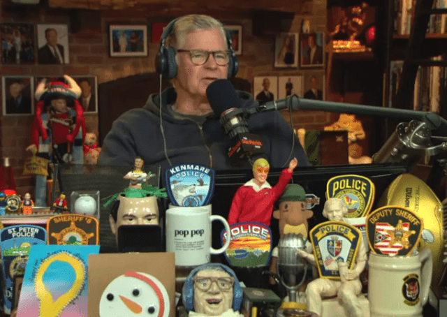 Former ESPN anchor displaying law enforcement patches during show says LeBron James ‘needy’ for ...