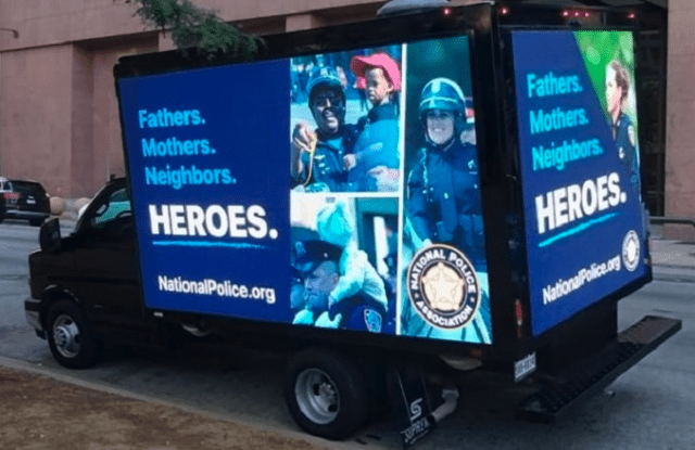 The National Police Association launches pro-police mobile billboards ...