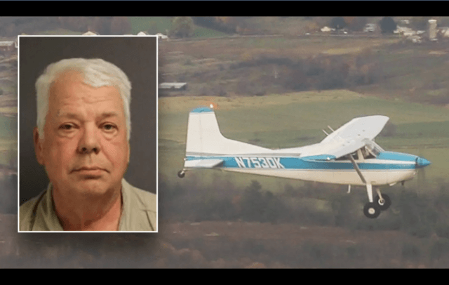 Pilot charged with using airplane to stalk, harass woman for more than ...