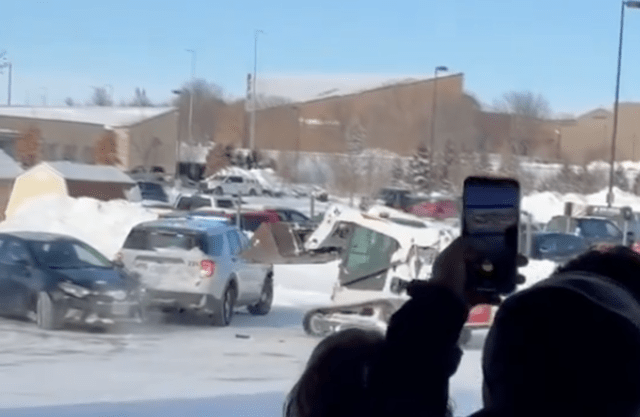 Nebraska man smashes into patrol SUV with Bobcat skid loader before ...