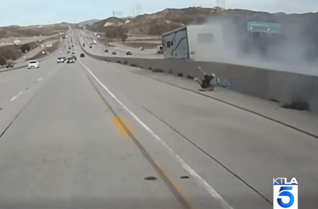 Stunning video captures former ESPN sportscaster being ejected from RV ...