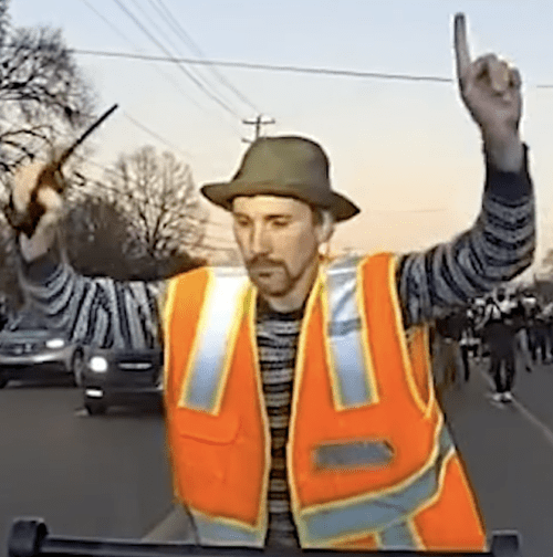 Dashcam video pushes back on viral claim troopers “ran over” protester ...